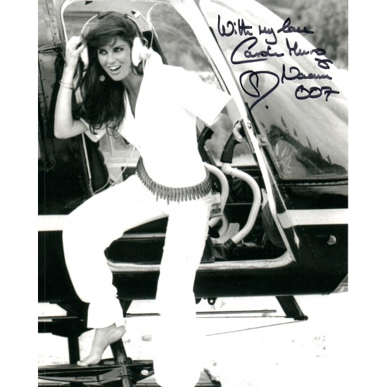 Caroline Munro James Bond Naomi Genuine Signed Autograph Photo